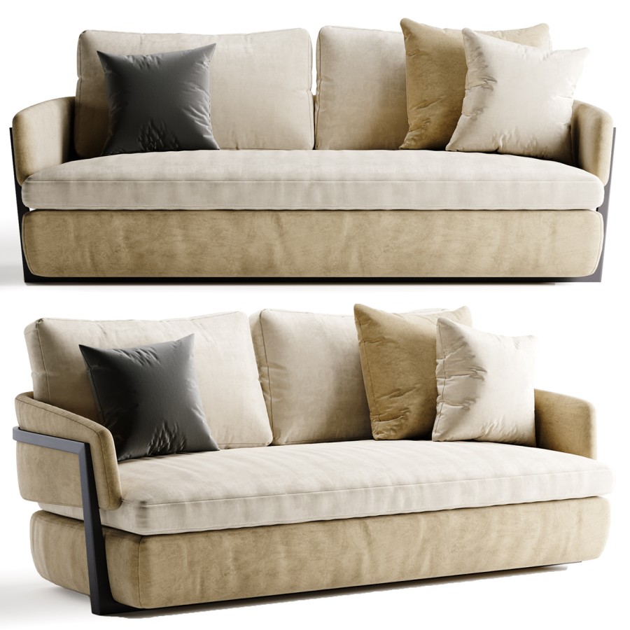 Porada Sofas - Arena 3D Model for Corona | CGMood