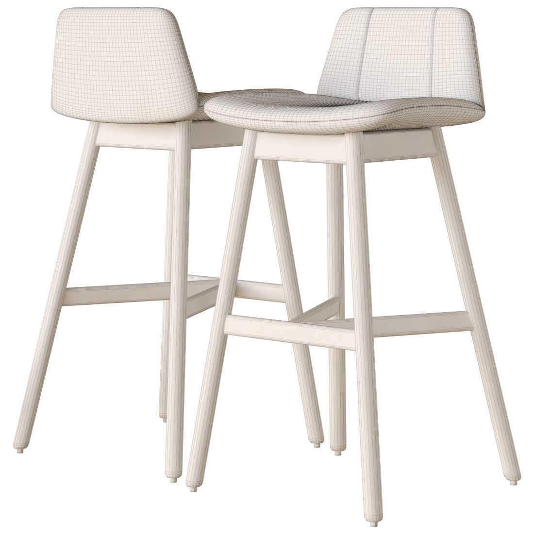 Hippy Stool By Billiani - 3D Model for VRay, Corona