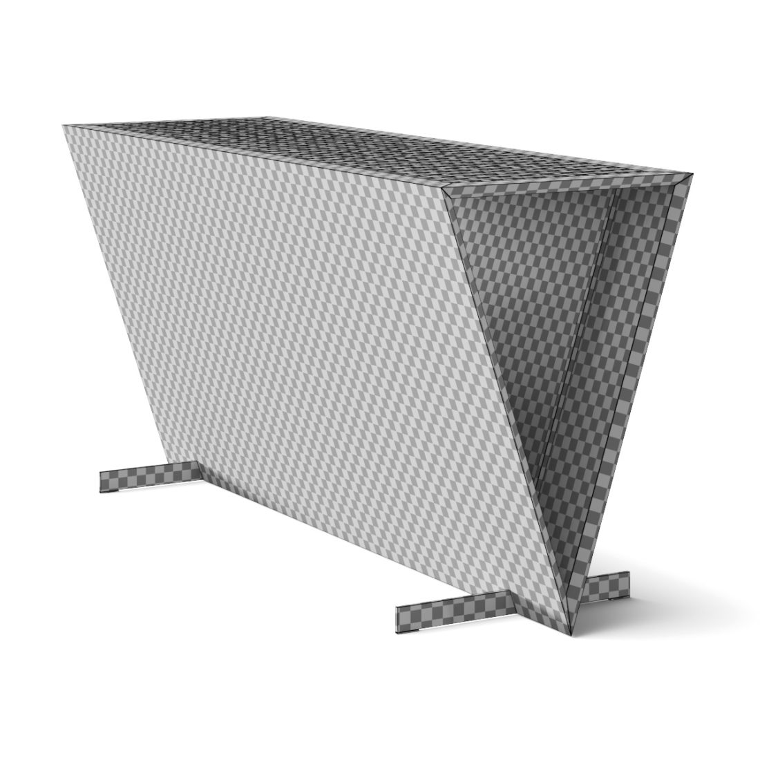 Living Divani Alvea Console 3D Model for VRay, Corona | CGMood