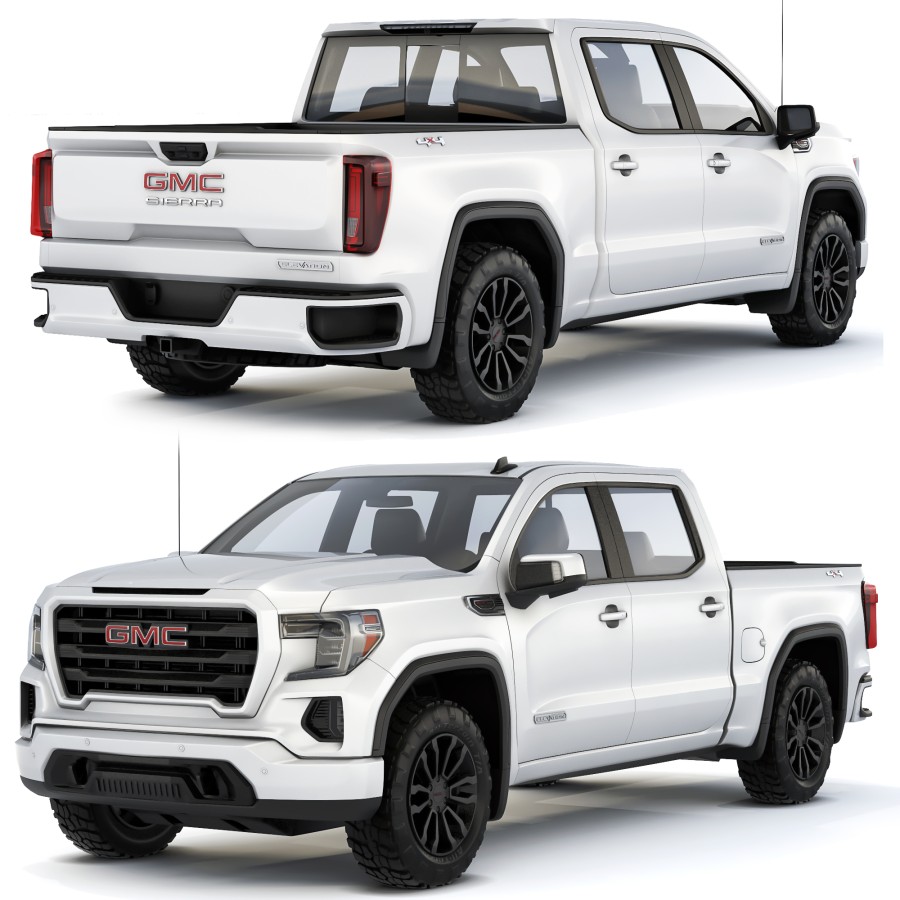 Gmc Sierra 1500 Elevation 2020 - 3D Model for VRay