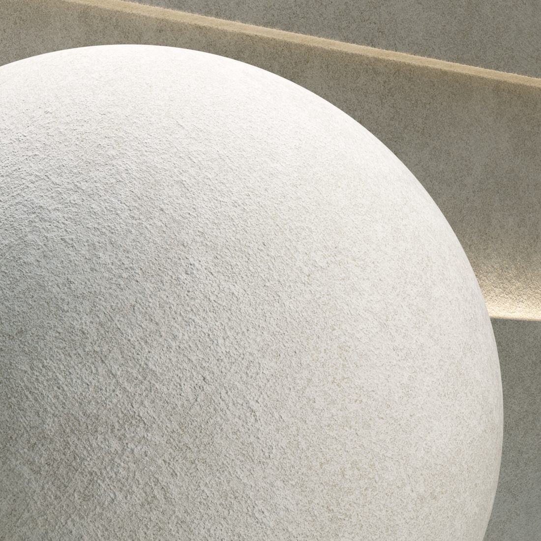 Plaster Material 33 - 3D Model for VRay, Corona