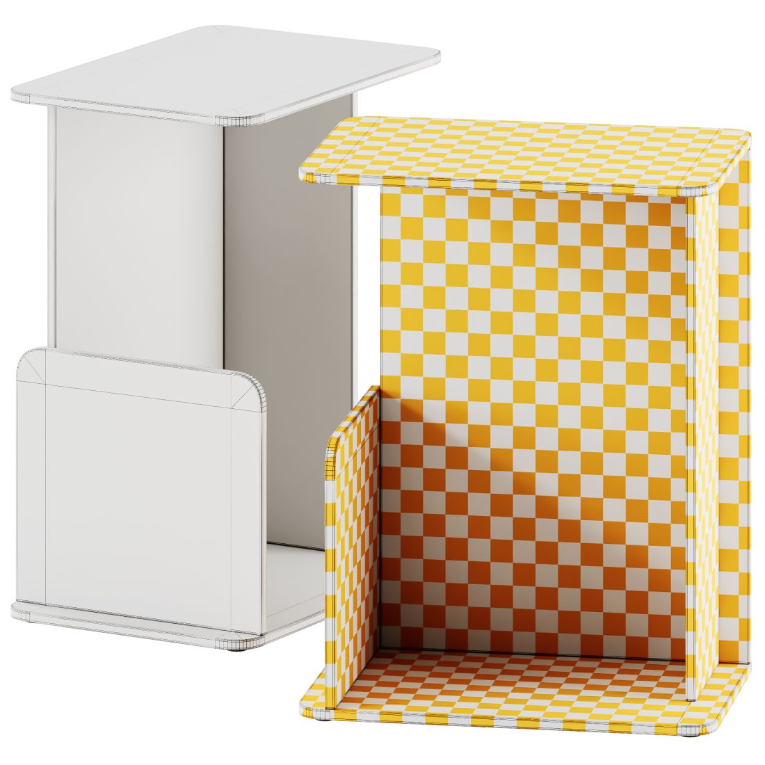 Case Lucent Side Table - 3D Model for Corona