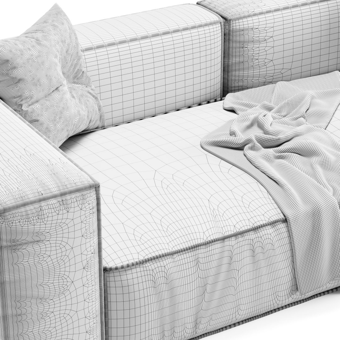 Bolia Modular 2 Seat Sofa By Cosima - 3D Model for Corona