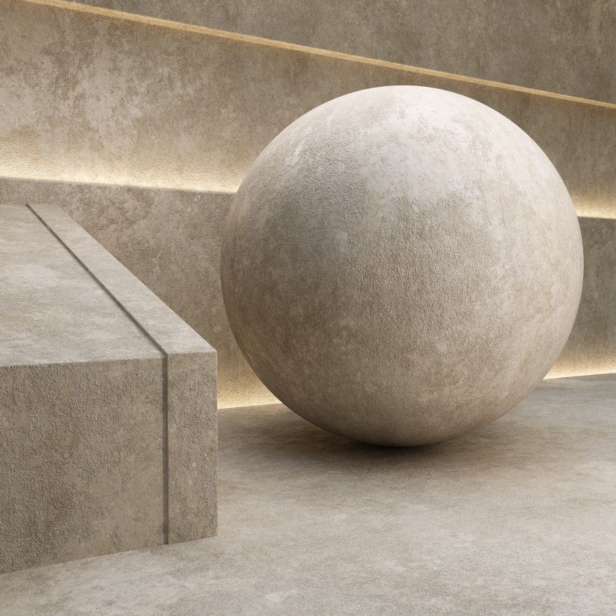 Plaster Material 35 - 3D Model for Corona, VRay