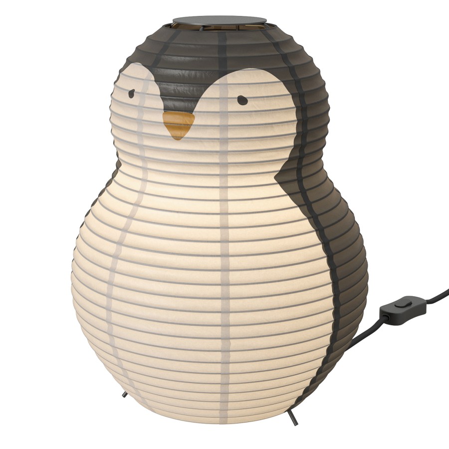 H&M Rice Paper Penguin Table Lamp 3D Model for VRay, Corona | CGMood