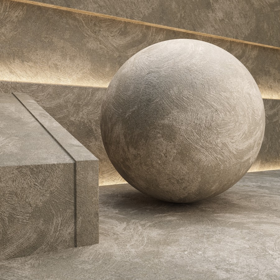 Plaster Material 36 - 3D Model for VRay, Corona