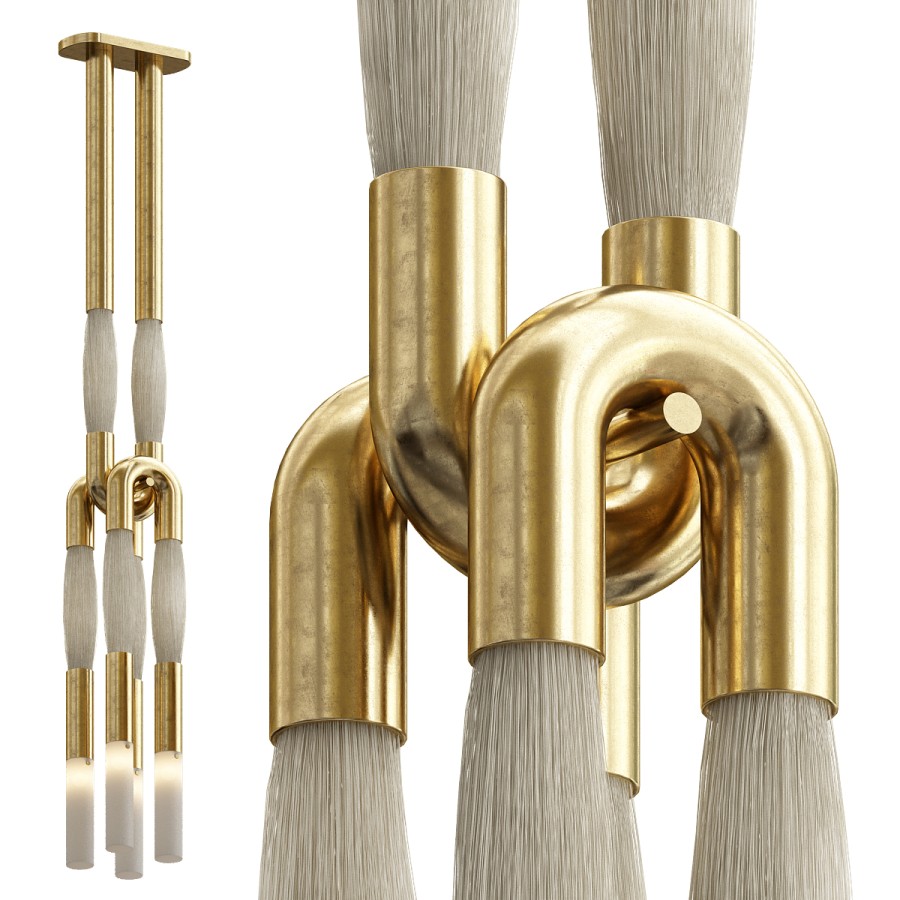 Apparatus Horsehair Pendant Light 3D Model for VRay | CGMood