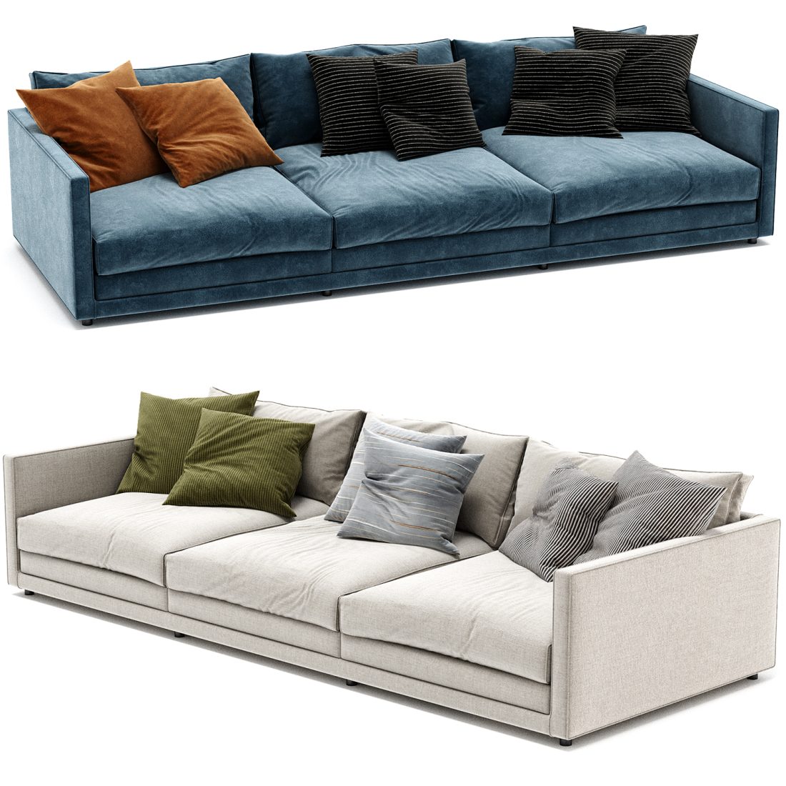 Great Ash Sofa - 3D Model for Corona