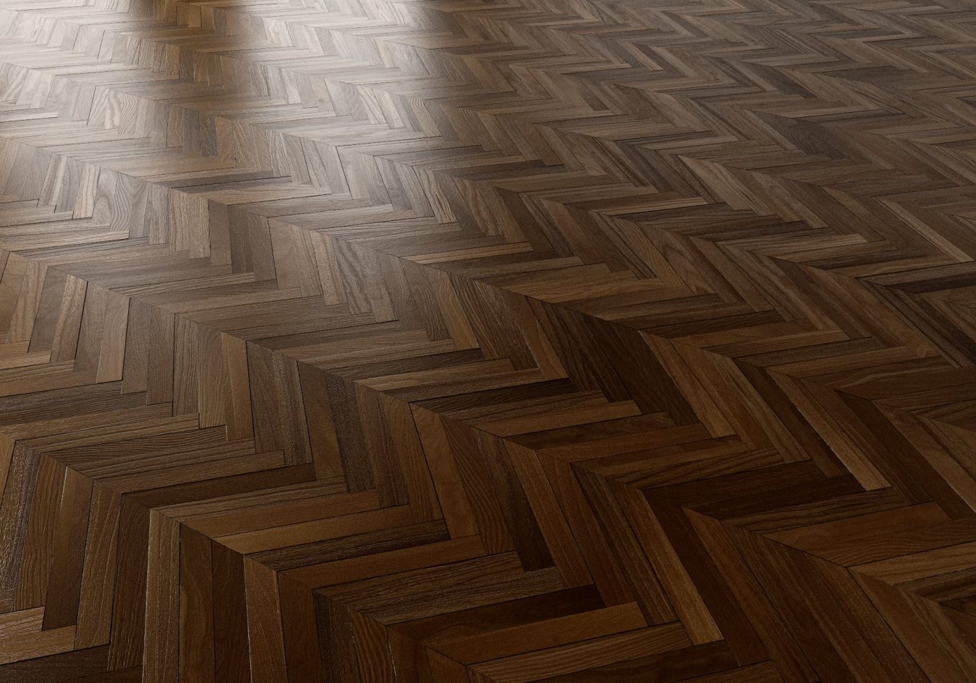 Parquet French Chevron 50 8k Seamless Pbr Material - 3D Model for VRay ...