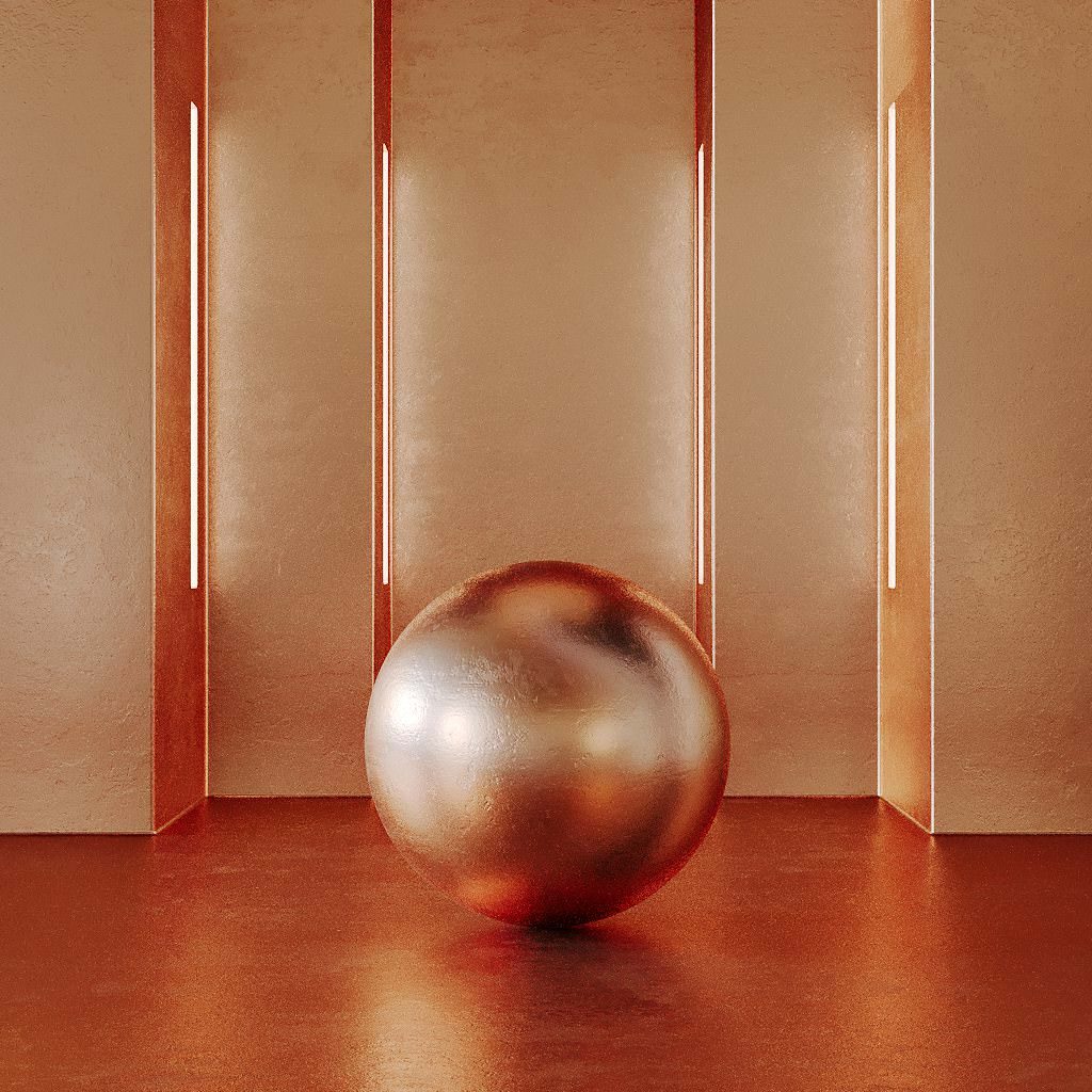 Metal Copper Set 01 4k Seamless Pbr Material Texture / PBR Material ...