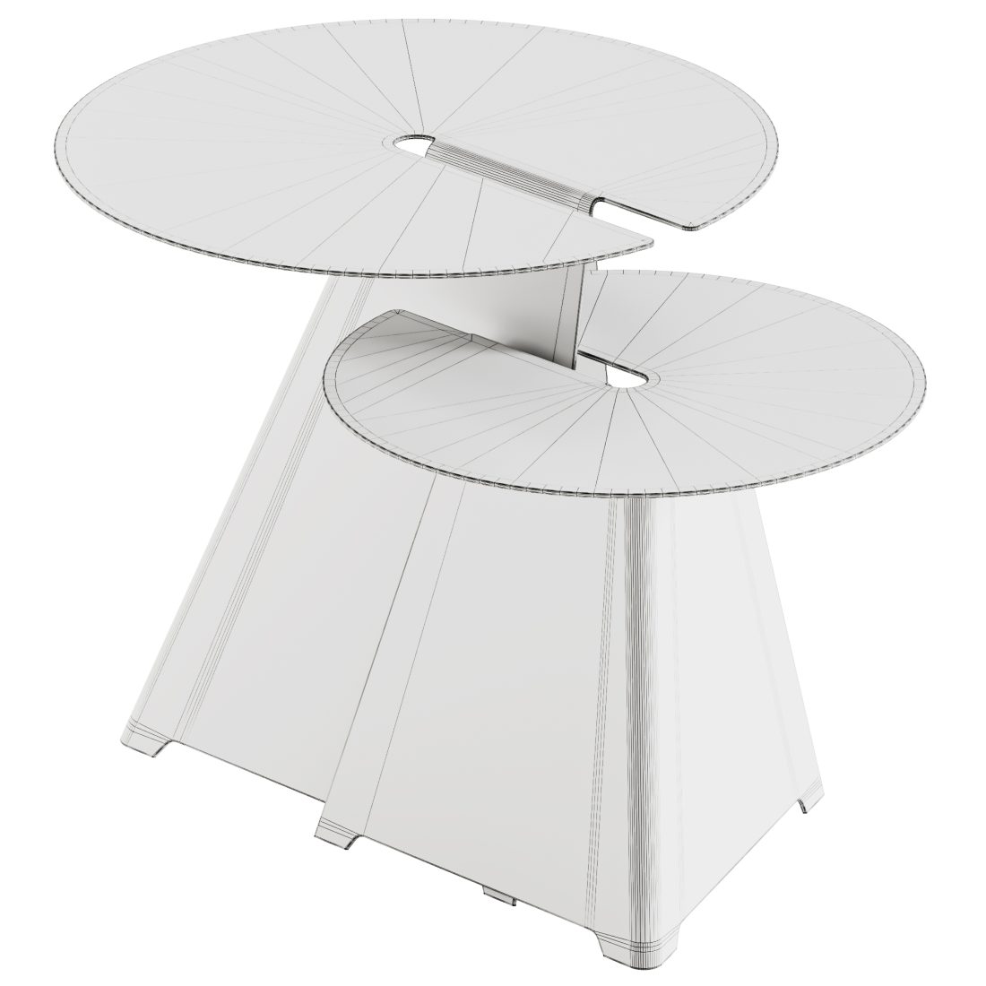 B-line Abra Round Steel Coffee Table - 3D Model for Corona