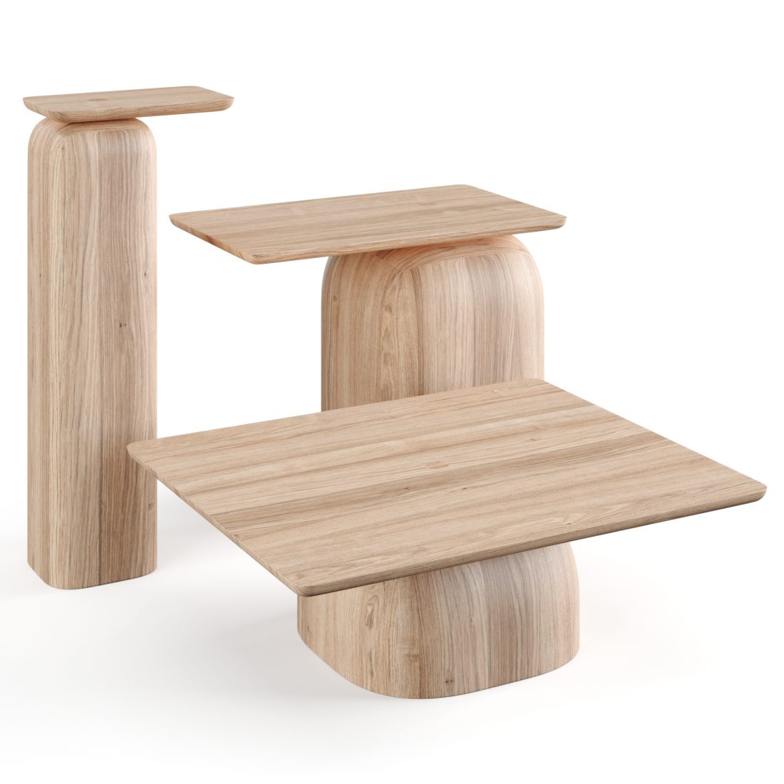 April Coffee Tables By Nikari - 3D Model for Corona
