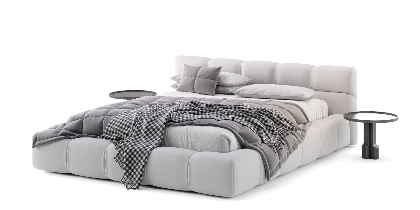 B&b Italia Tufty Bed - 3D Model for VRay, Corona