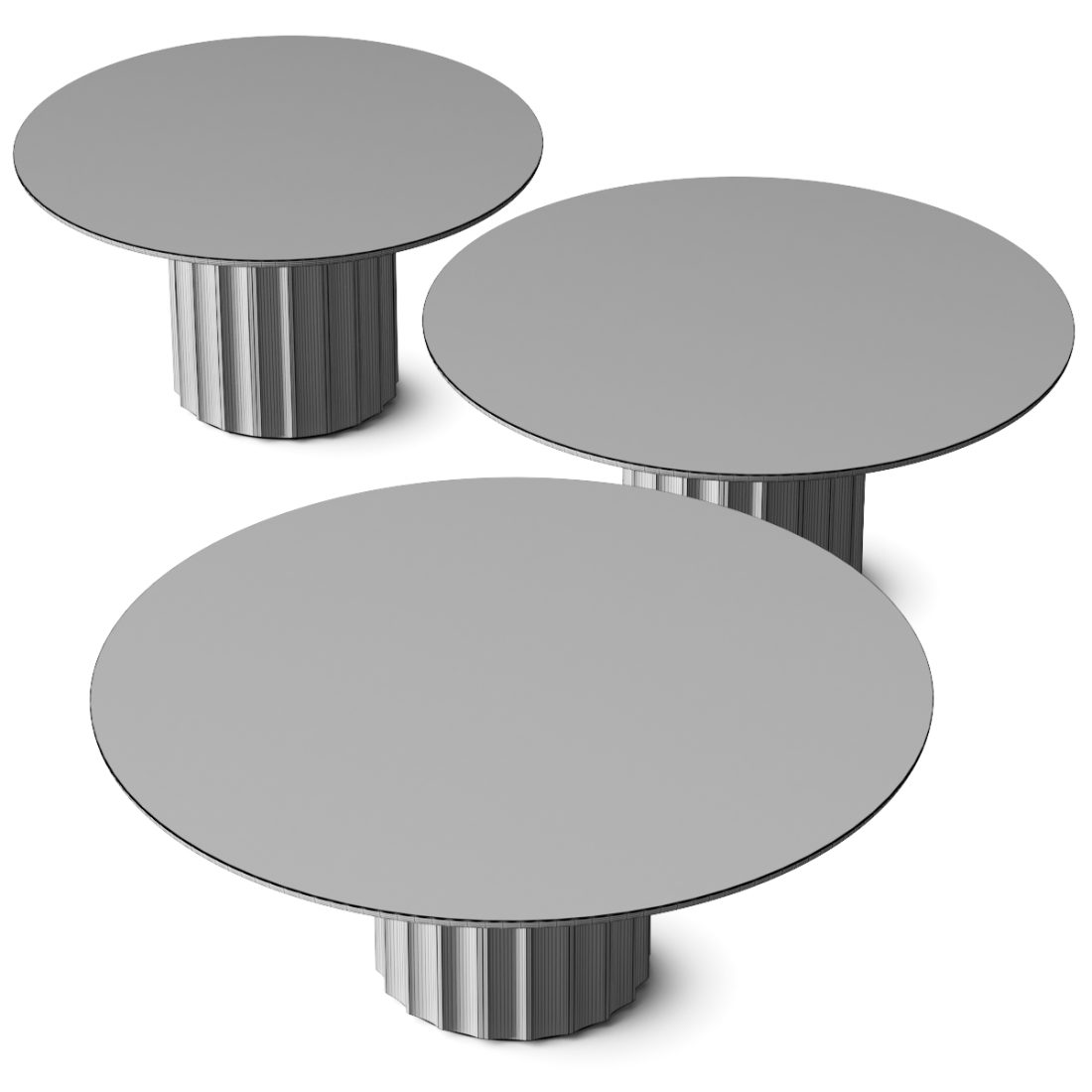 Bonaldo Dorian Round Table 3D Model for VRay, Corona | CGMood