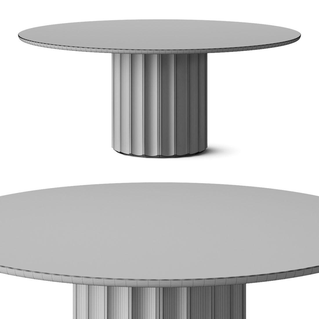 Bonaldo Dorian Round Table 3D Model for VRay, Corona | CGMood