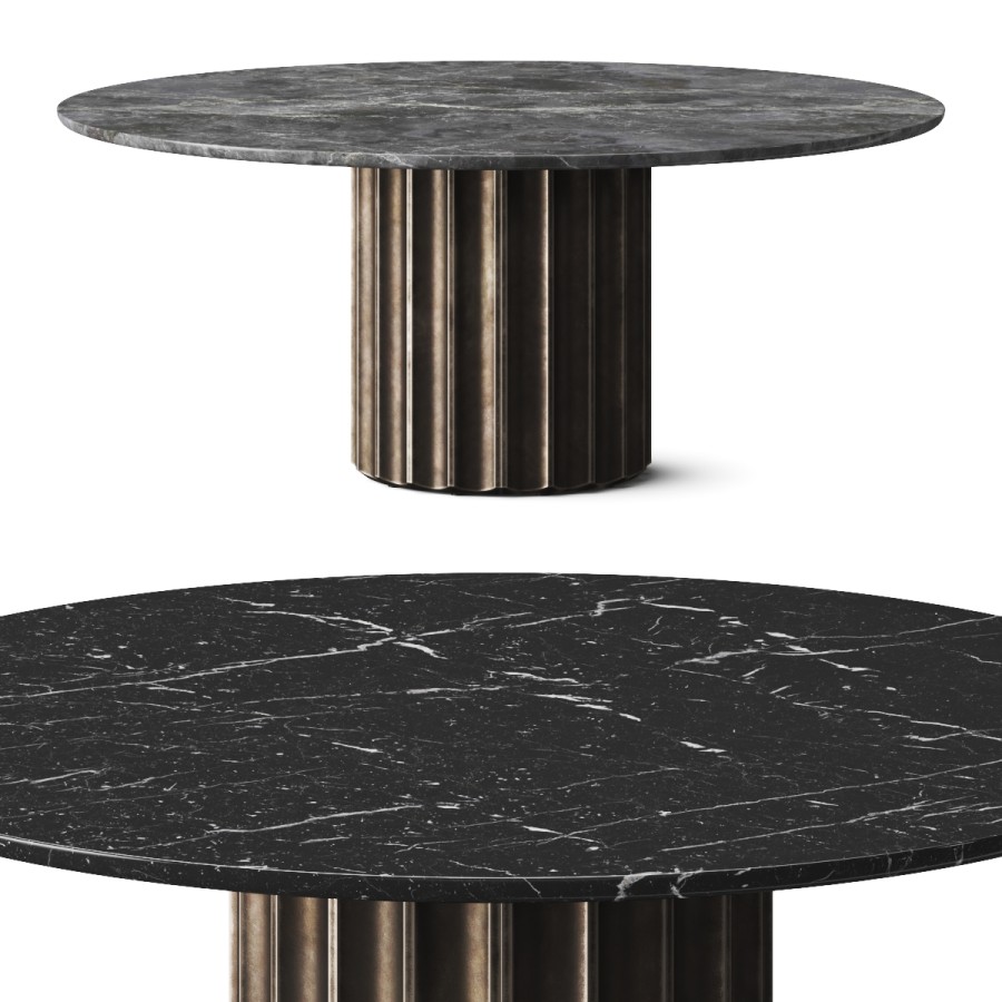 Bonaldo Dorian Round Table 3D Model for VRay, Corona | CGMood