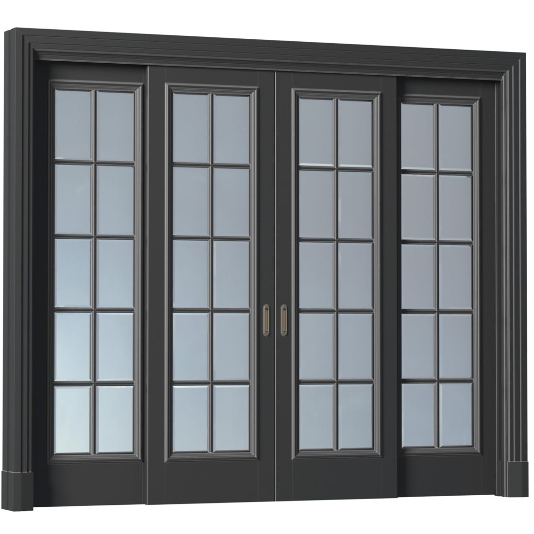 Interior Sliding Doors In Classic Style 3D Model for VRay, Corona | CGMood