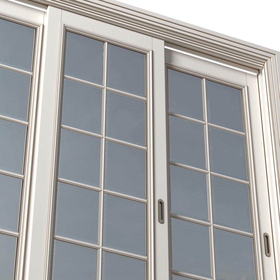 Interior Sliding Doors In Classic Style - 3D Model for VRay, Corona