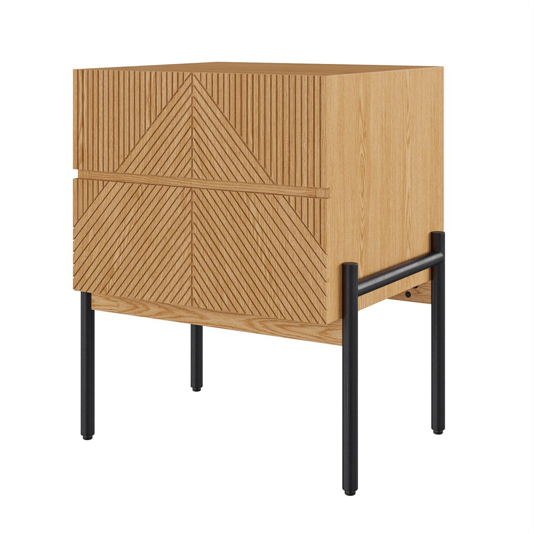 Bed Table Lodge - 3D Model for VRay, Corona