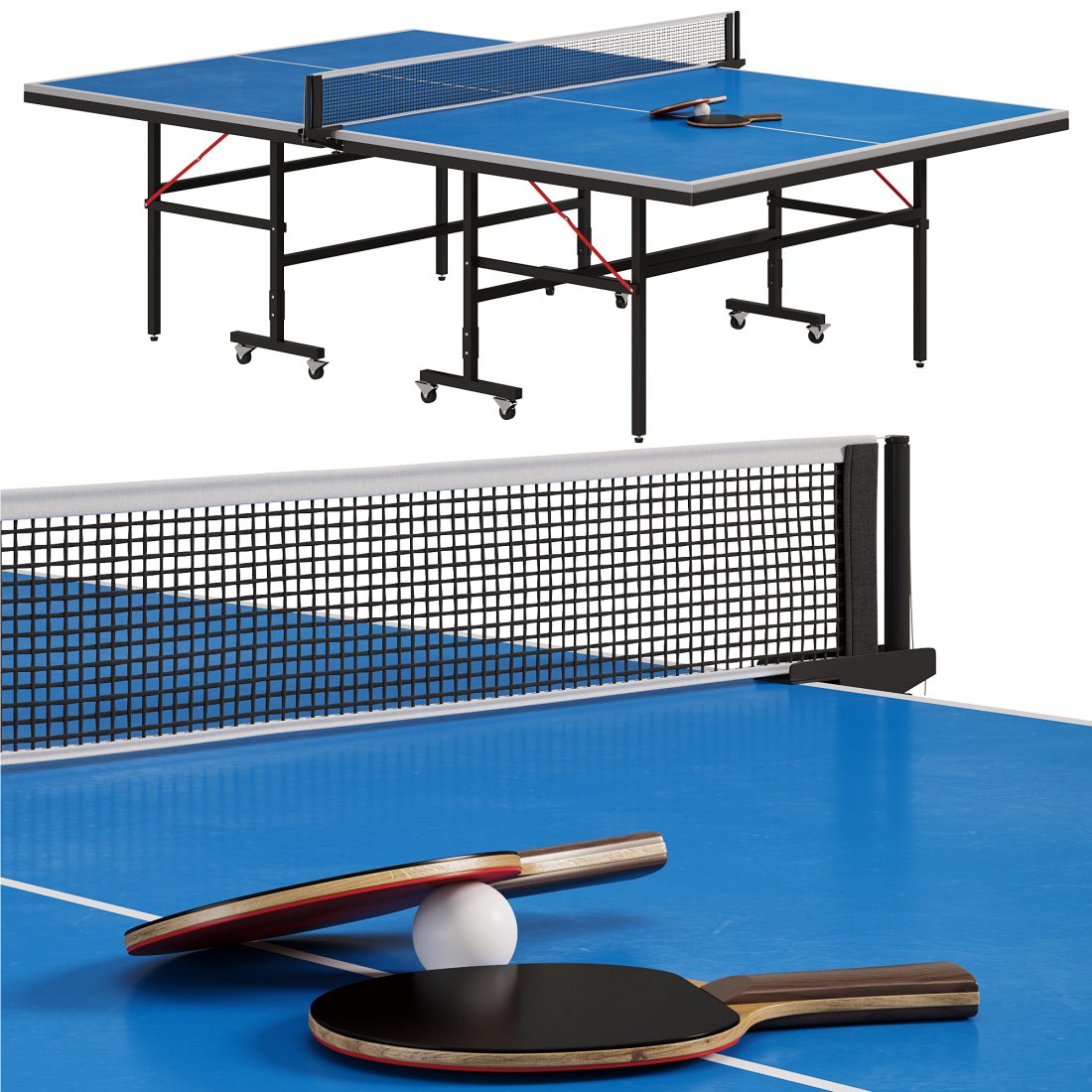 Tennis Table Champion Professional 3D Model for Corona | CGMood