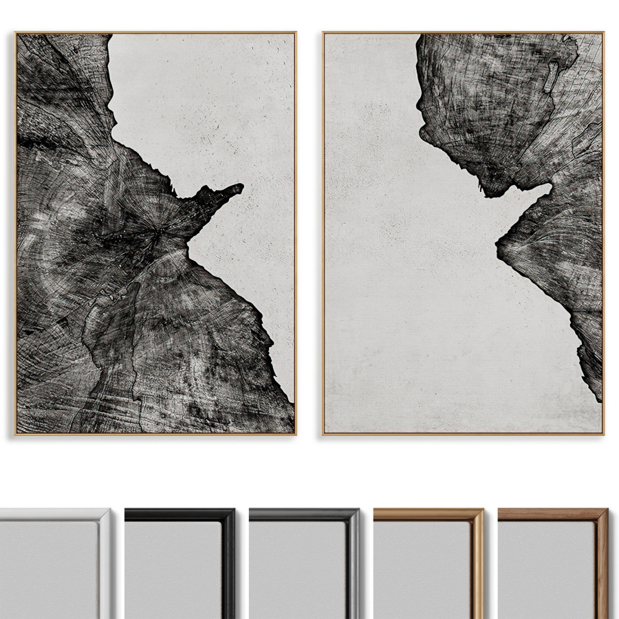 Abstract Painting Frame Set 161 - 3D Model for Corona