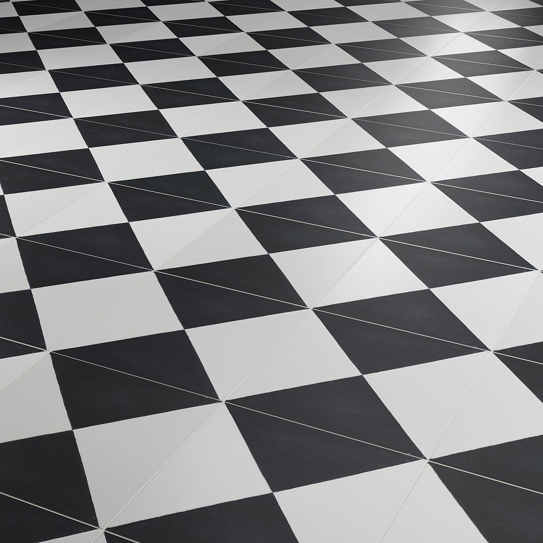 Ceramic Tile Chequered Black&Blue 4k Pbr Seamless - 3D Model for VRay ...