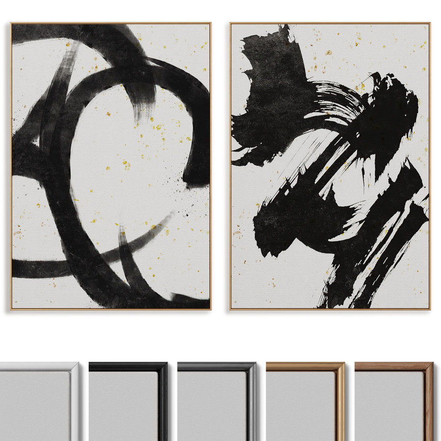 Abstract Painting Frame Set 187 - 3D Model for Corona