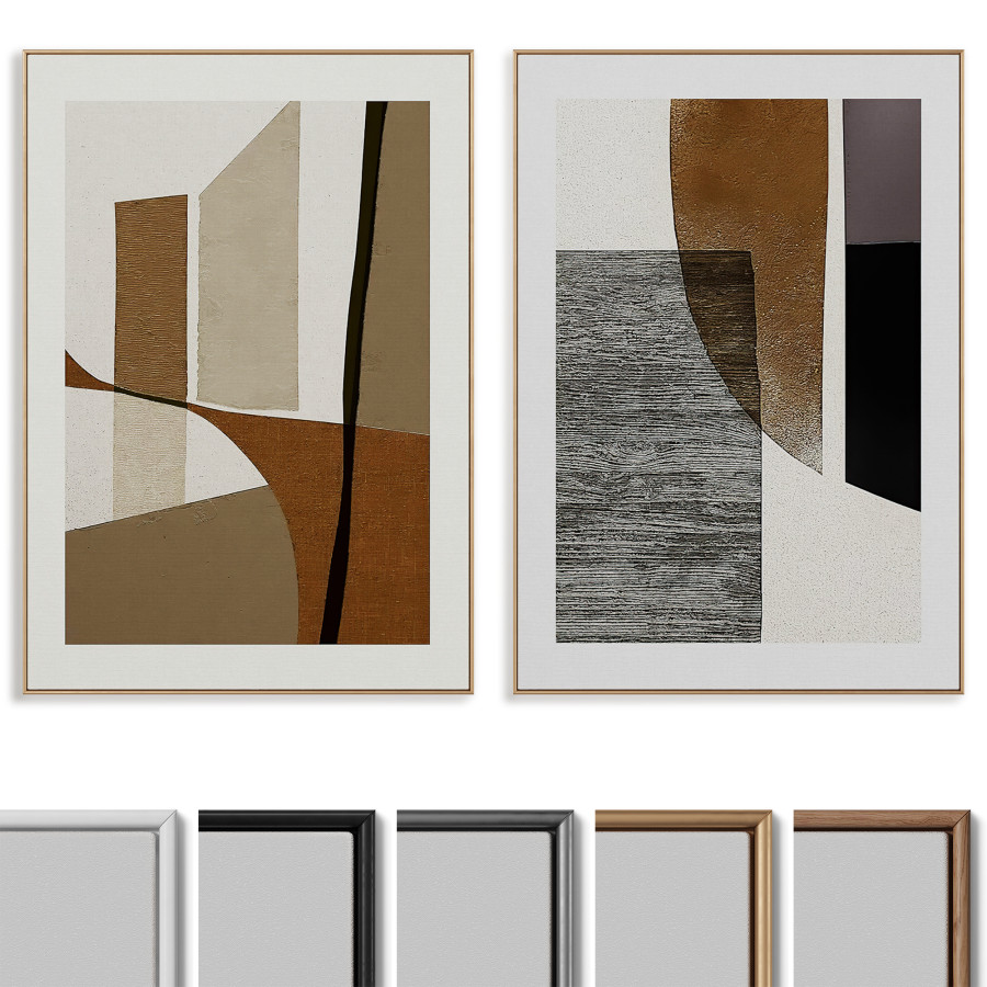 Abstract Painting Frame Set 200 - 3D Model for Corona