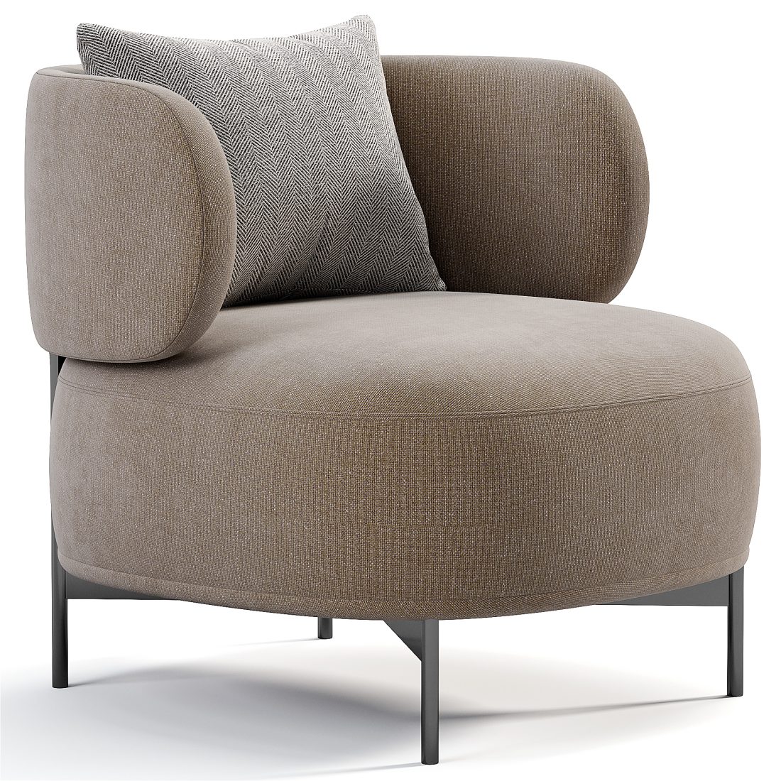 Akiko Lounge By Gallotti&radice - 3D Model for Corona