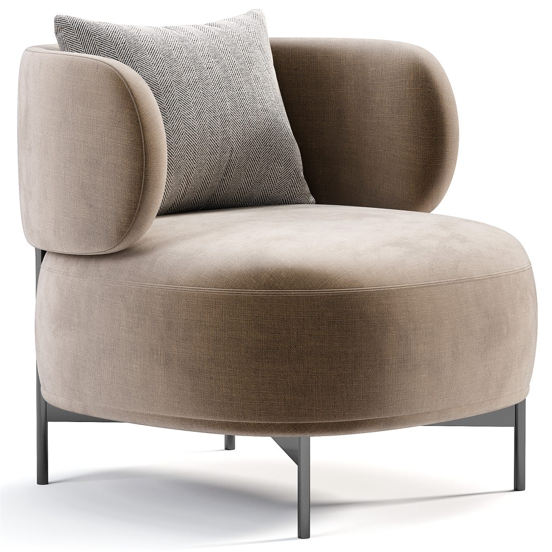 Akiko Lounge By Gallotti&radice - 3D Model for Corona