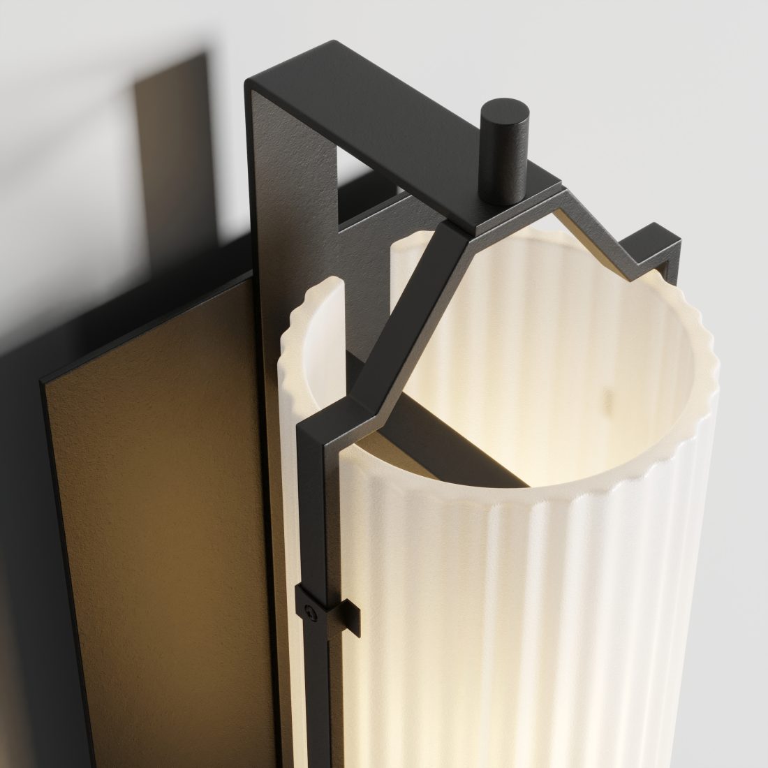 Italian Opaline Glass Sconces Circa 1950 Wall Lamp 3D Model for VRay ...
