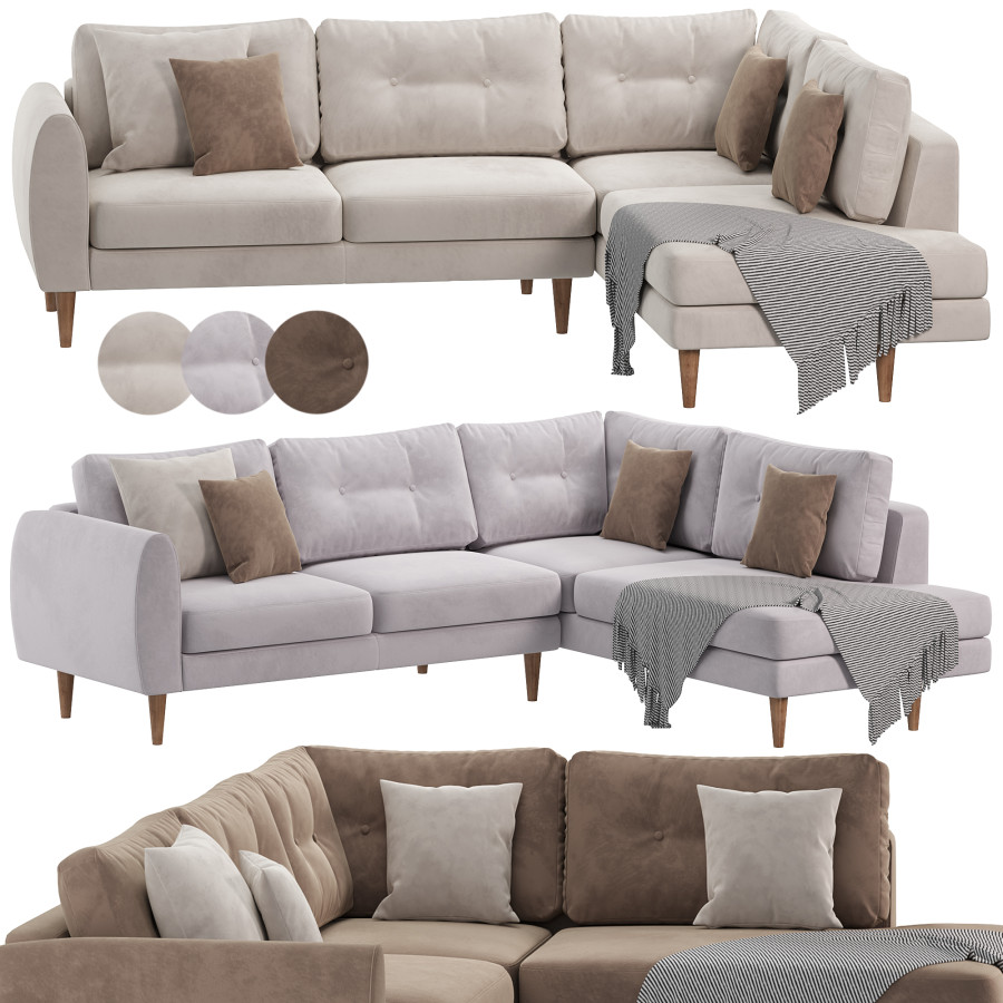 Corner Sofas By Sofology - 3D Model for Corona