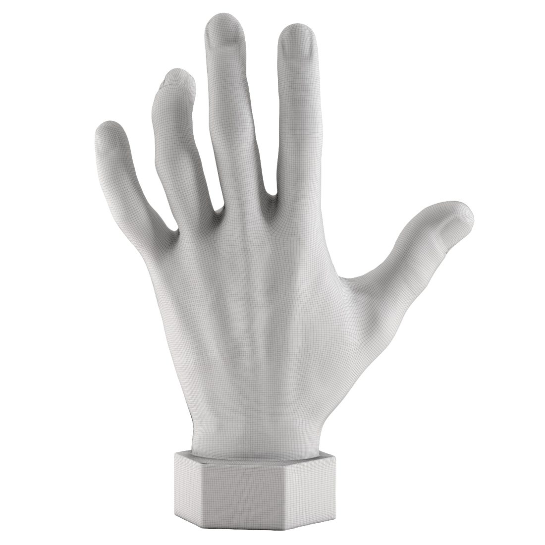 Figurine Hand 3D Model for VRay | CGMood