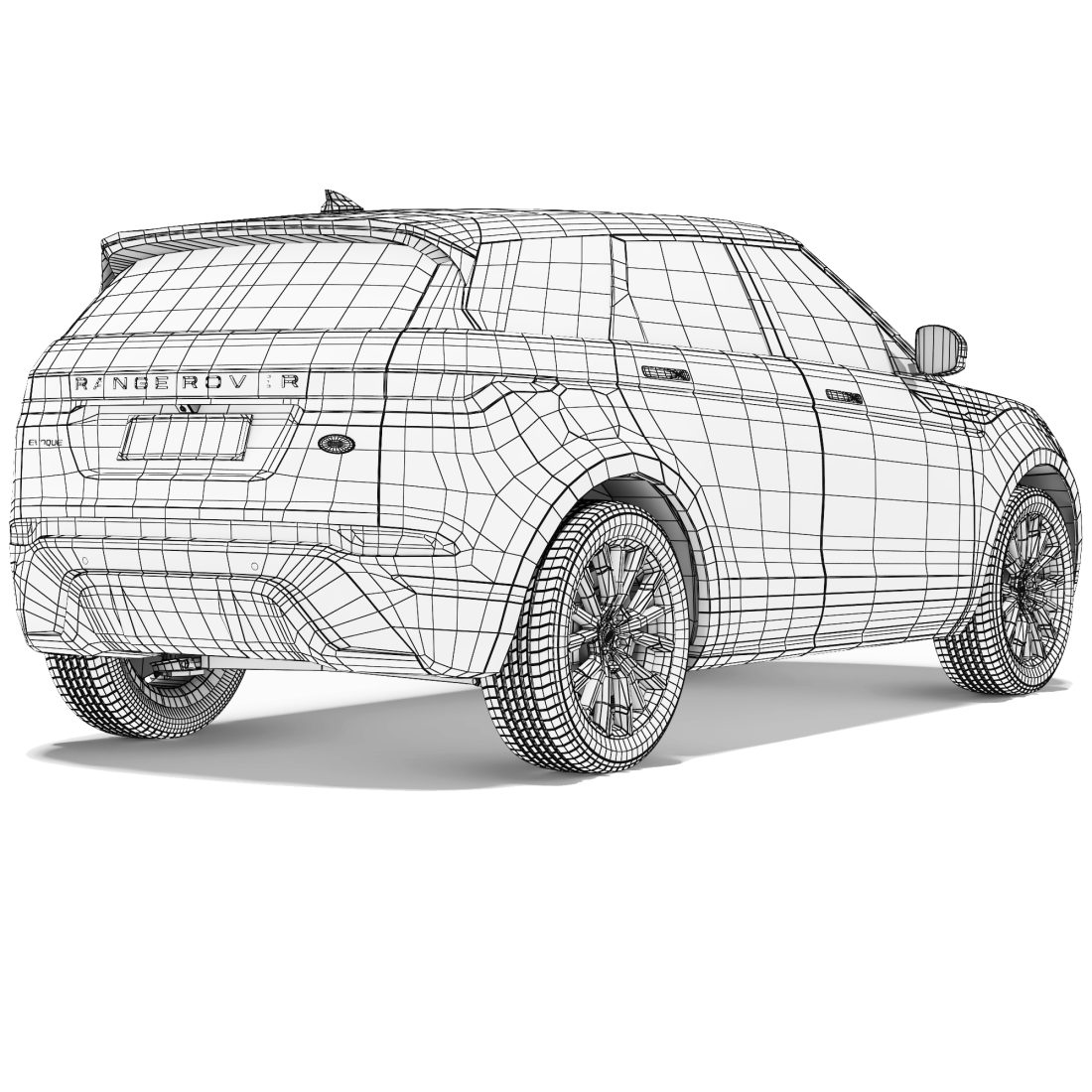 Land Rover Range Rover Evoque 2020 - 3D Model for VRay