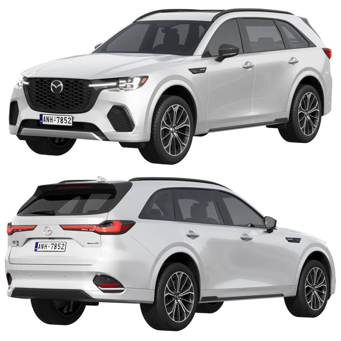 Mazda CX-70 - 3D Model for Corona