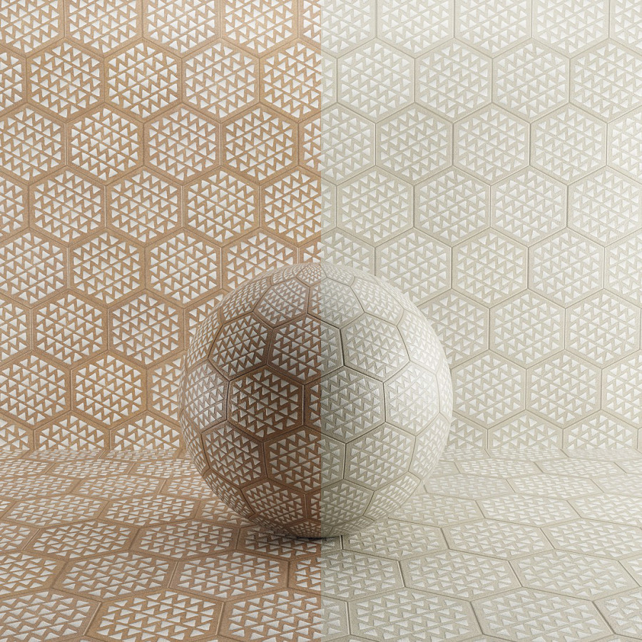 Terracotta Tiles J08586 4k Pbr Seamless - 3D Model for VRay, Corona, VRay
