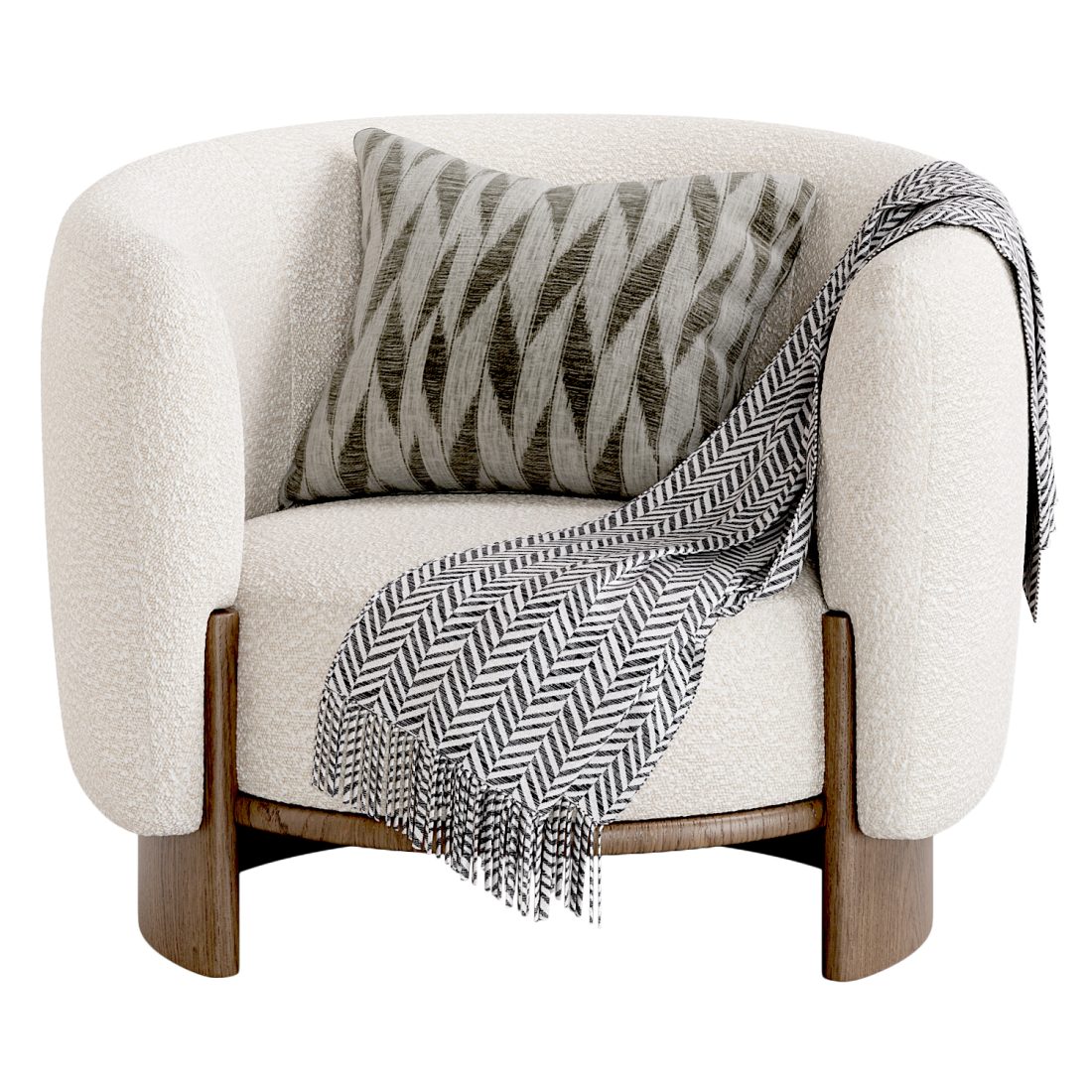 Hug Armchair - 3D Model for Corona