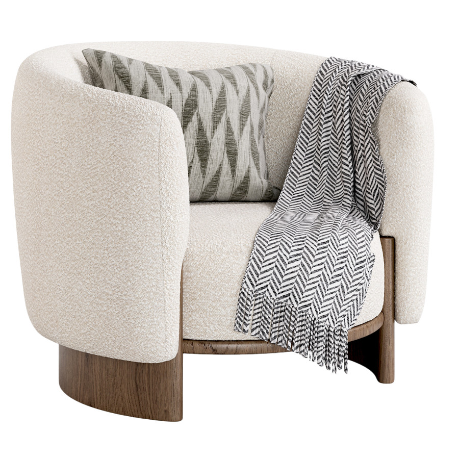 Hug Armchair - 3D Model for Corona