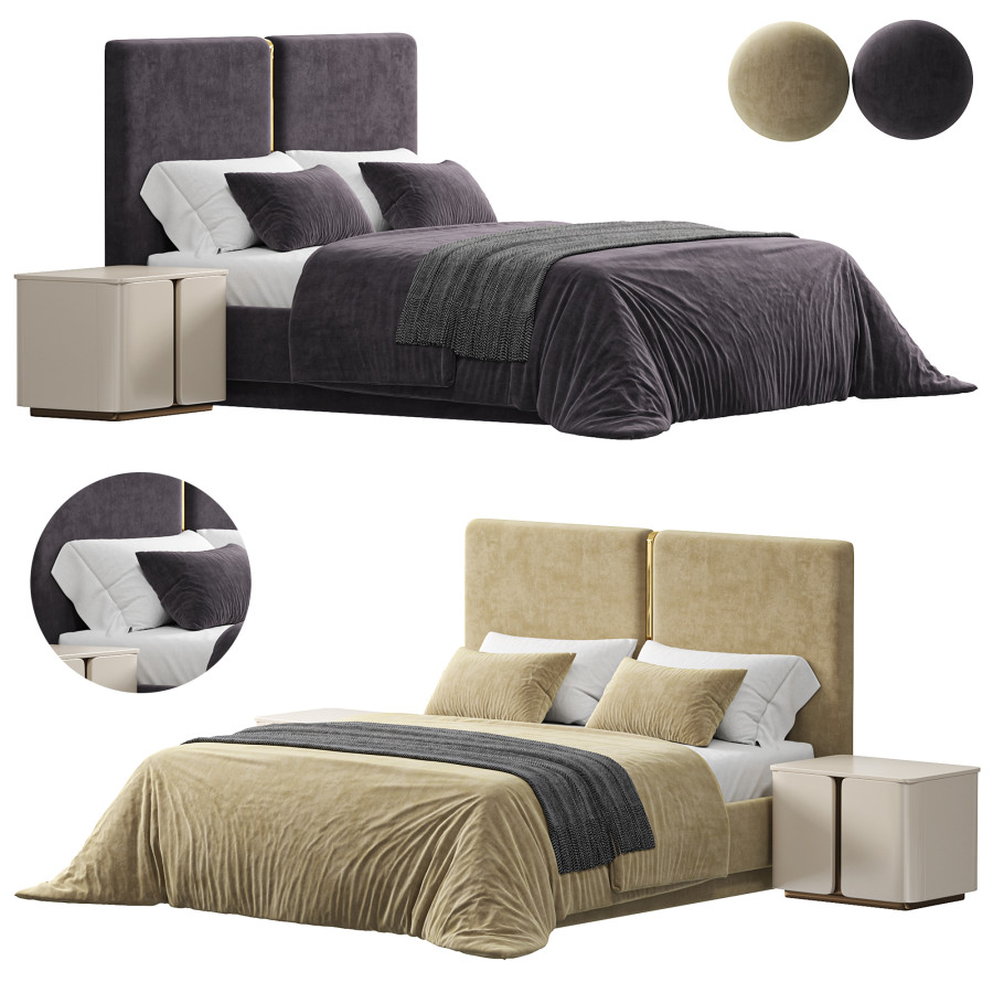Quarto I Zenit Bed By Pachecos 3D Model for Corona | CGMood