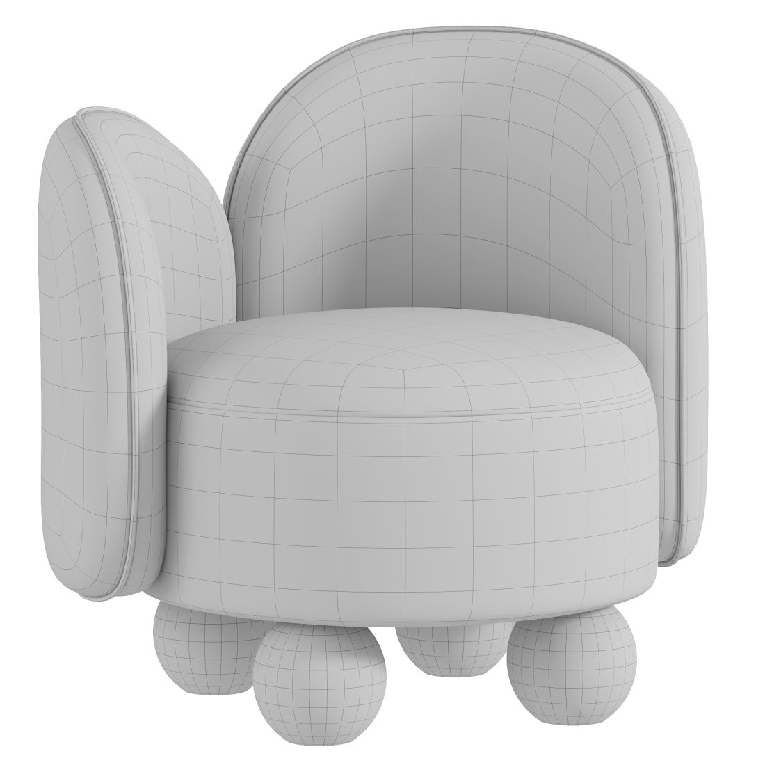 Manon Armchair By Noho Collection 3D Model for Corona | CGMood