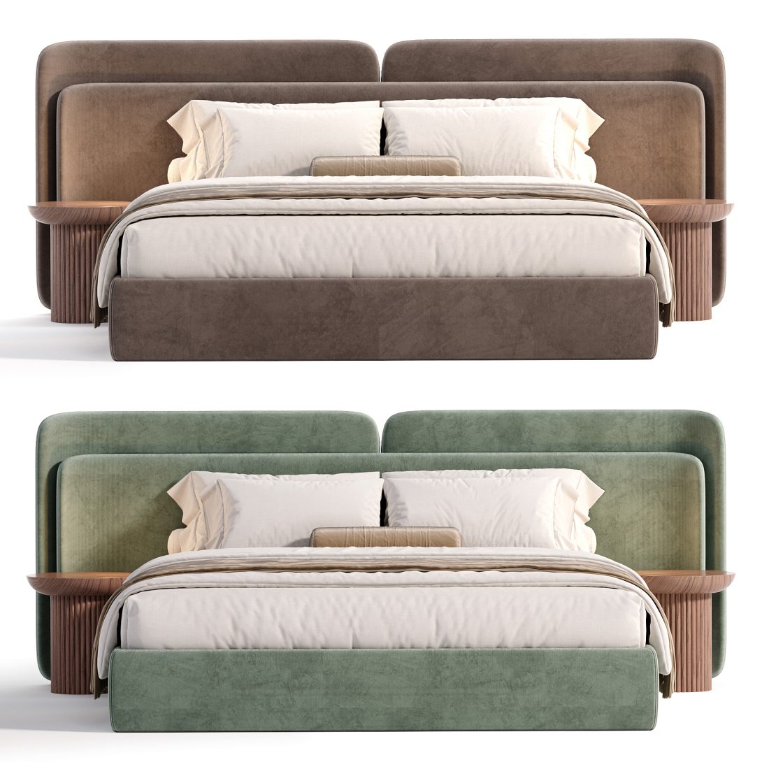 Bed Valetta By Rete 3D Model for Corona | CGMood