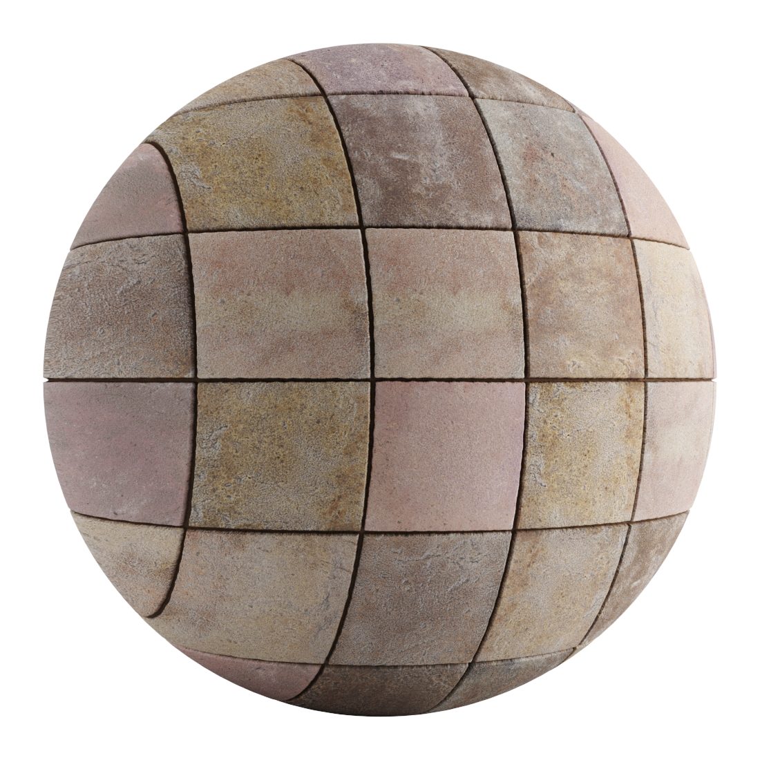Terracotta Tiles Smalti Brown 4k Pbr Seamless Texture / PBR Material ...