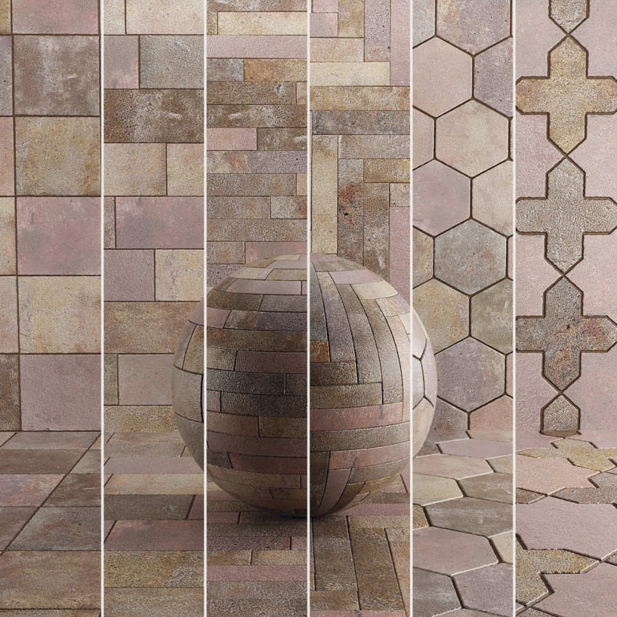 Terracotta Tiles Smalti Brown 4k Pbr Seamless Texture / PBR Material ...