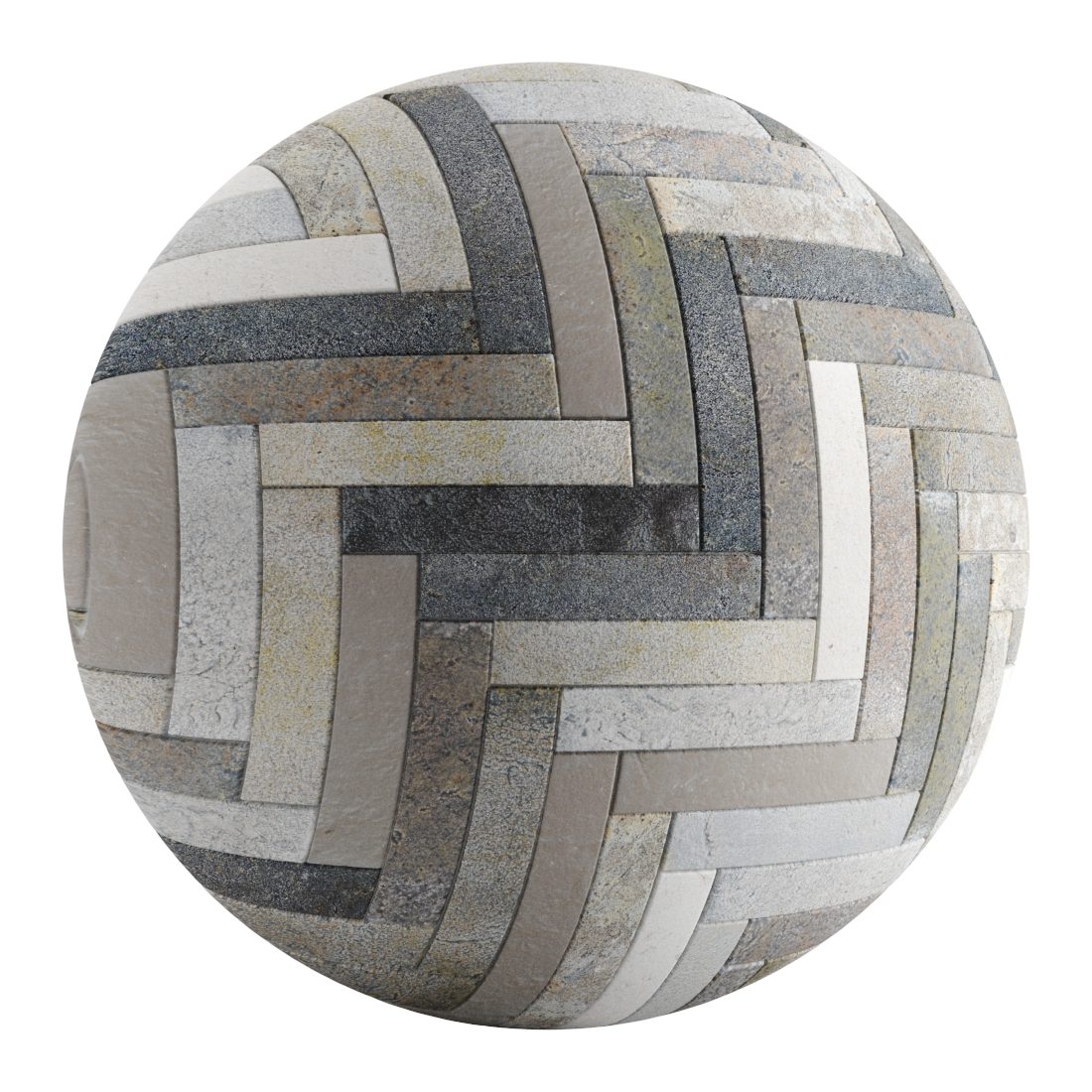 Terracotta Tiles Smalti Grey 4k Pbr Seamless Texture / PBR Material ...