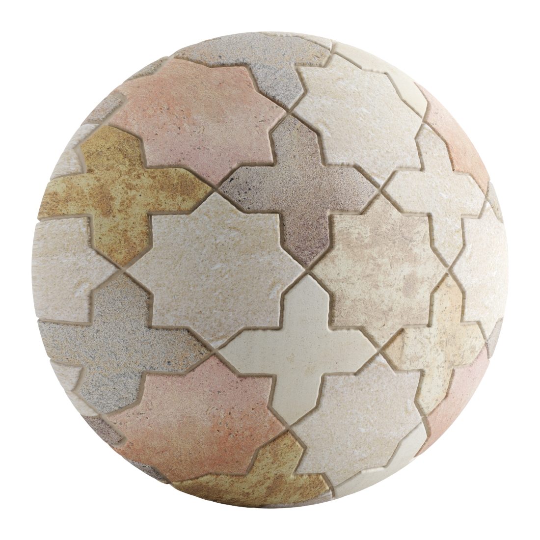 Terracotta Tiles Smalti Lightbrown 4k Pbr Seamless Texture / PBR ...