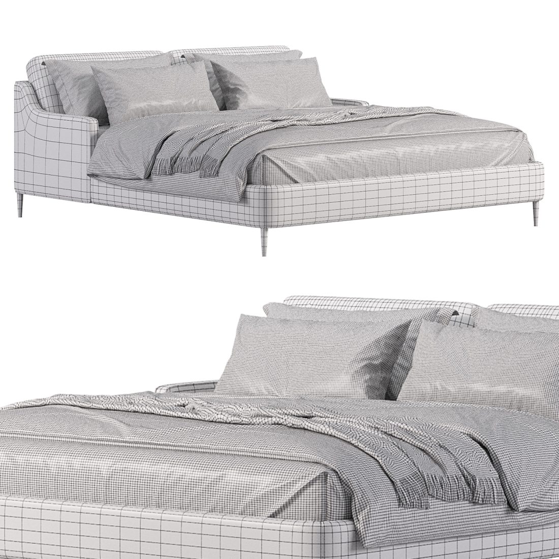 Bed Garuda By Delavega 3D Model for Corona | CGMood