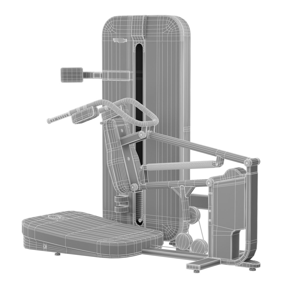 Technogym Artis Squat - 3D Model for VRay, Corona