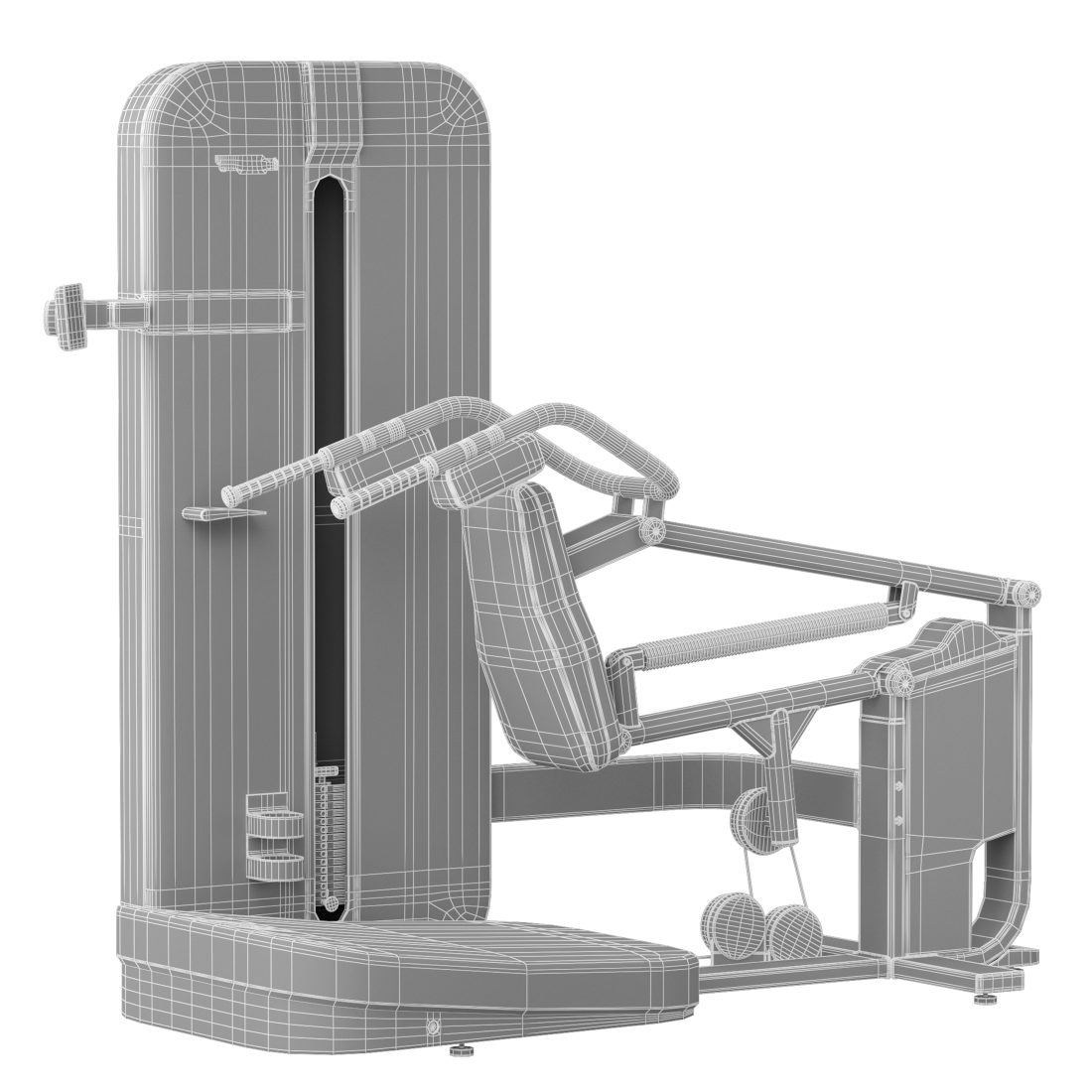 Technogym Artis Squat - 3D Model for VRay, Corona