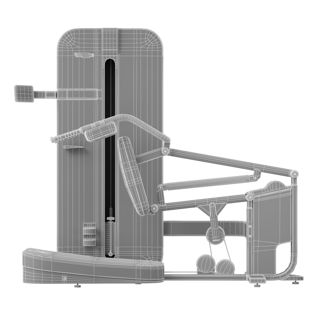 Technogym Artis Squat - 3D Model for VRay, Corona