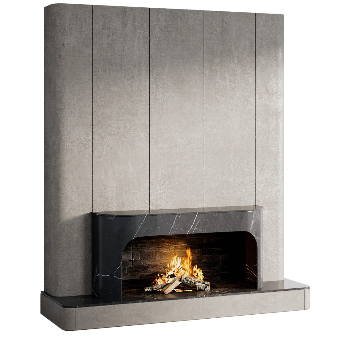 Fireplace 30 3D Model for VRay, Corona | CGMood